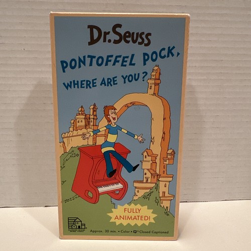 Dr Seuss Pontoffel Pock Where Are You? VHS Tape 1992 Animated Random ...