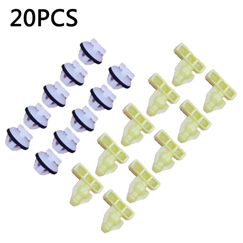 20pc Clips With Washers Wheel Arch Trim Clip Set Front/Rear Full Side ...