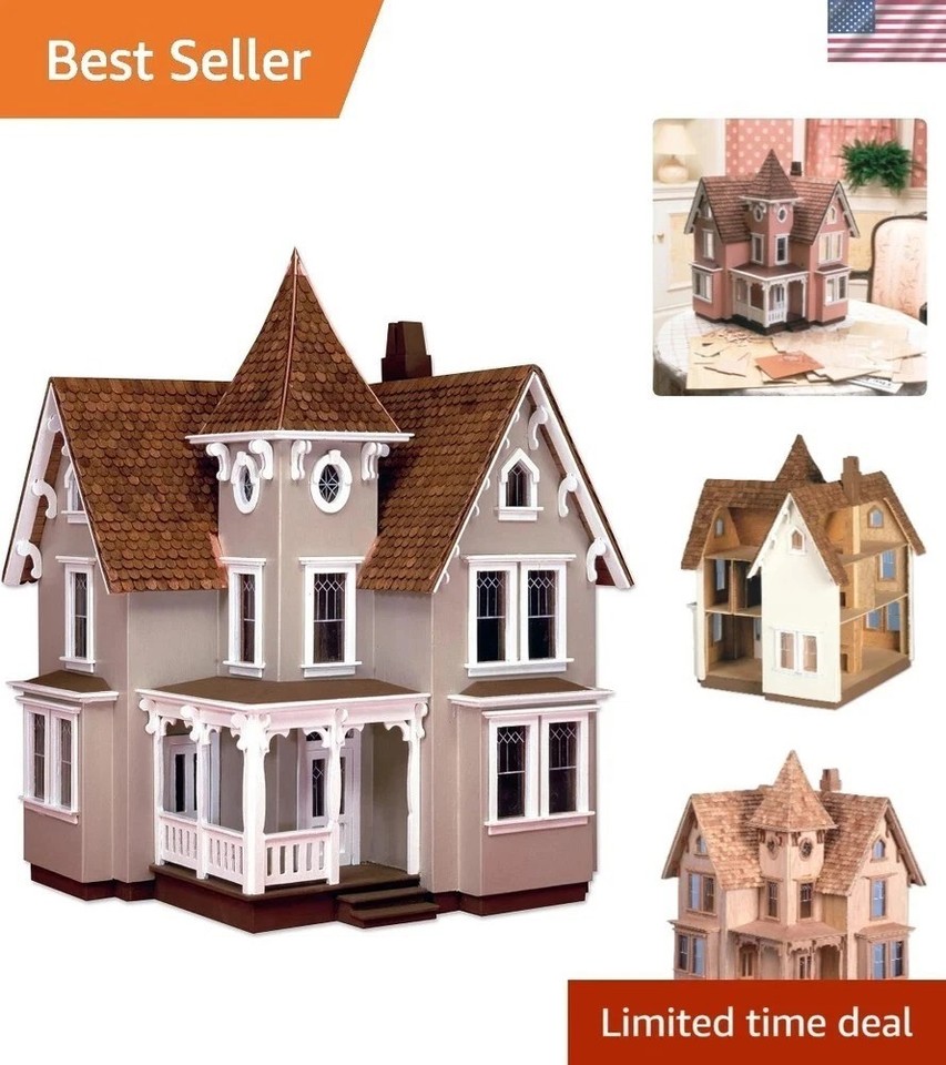 Greenleaf Fairfield Dollhouse Kit - 1/24 Scale | eBay