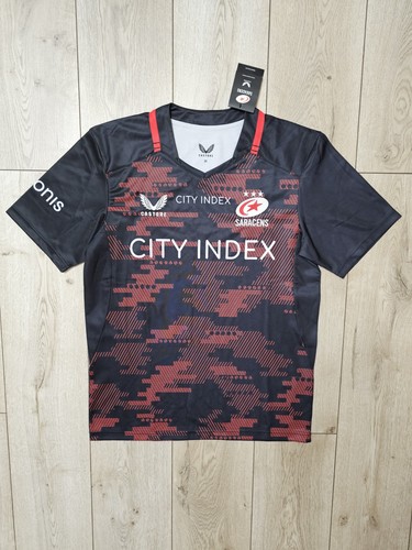 SARACENS JERSEY 2023 HOME RUGBY ENGLAND RUGBY UNION JERSEY NEW TAG M ...
