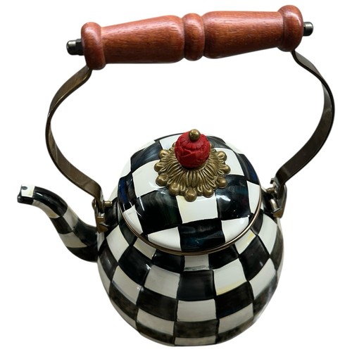 MacKenzie-Childs Courtly Check 2 Quart Tea Kettle | eBay