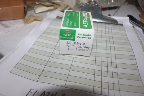 NOS ASCO valve solenoid 223-344-1-D 120 V 60 HT | eBay