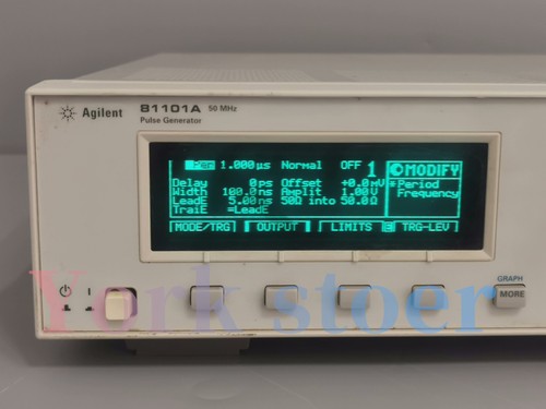 USED hp Agilent Keysight 81101A 50MHz Pulse Generator Test status is ...