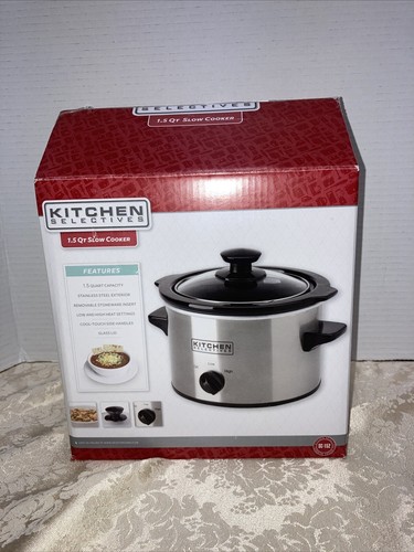 Kitchen Selective 1.5 Qt Slow Cooker Brand New in Box | eBay