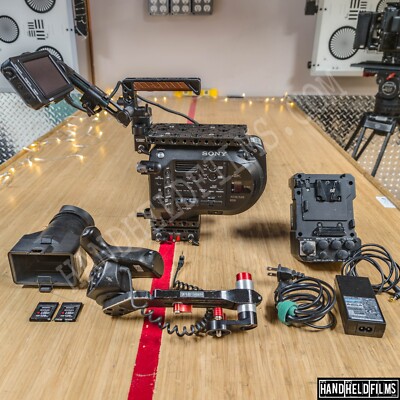 SONY PXW-FS7 4K Camera w/ Extension Unit & Wooden Camera Hardware (S/N ...
