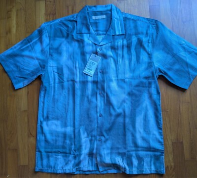 Rope Casual Rayon Mens Short Sleeve summer Vacation Shirt Large BNWT ...