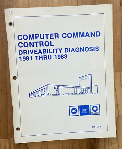 1981-1983 GM AC Delco Computer Command Control Driveability Diagnosis ...