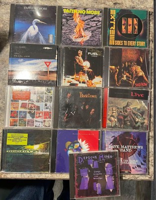 Lot of 13 CDs 90s Rock Faith No More Pearl Jam Skid Row Extreme Dave ...