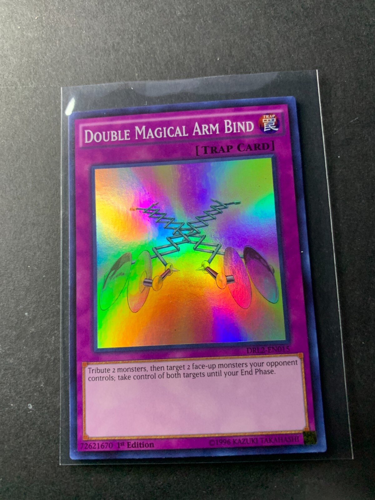 Yugioh - Double Magical Arm Bind (Super Rare) (1st Edition) - DRL2 ...
