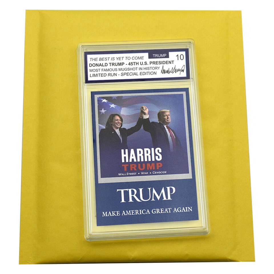 10Pcs Donald Trump Und Kamala Harris Bewertungs Karte Rating Card ...