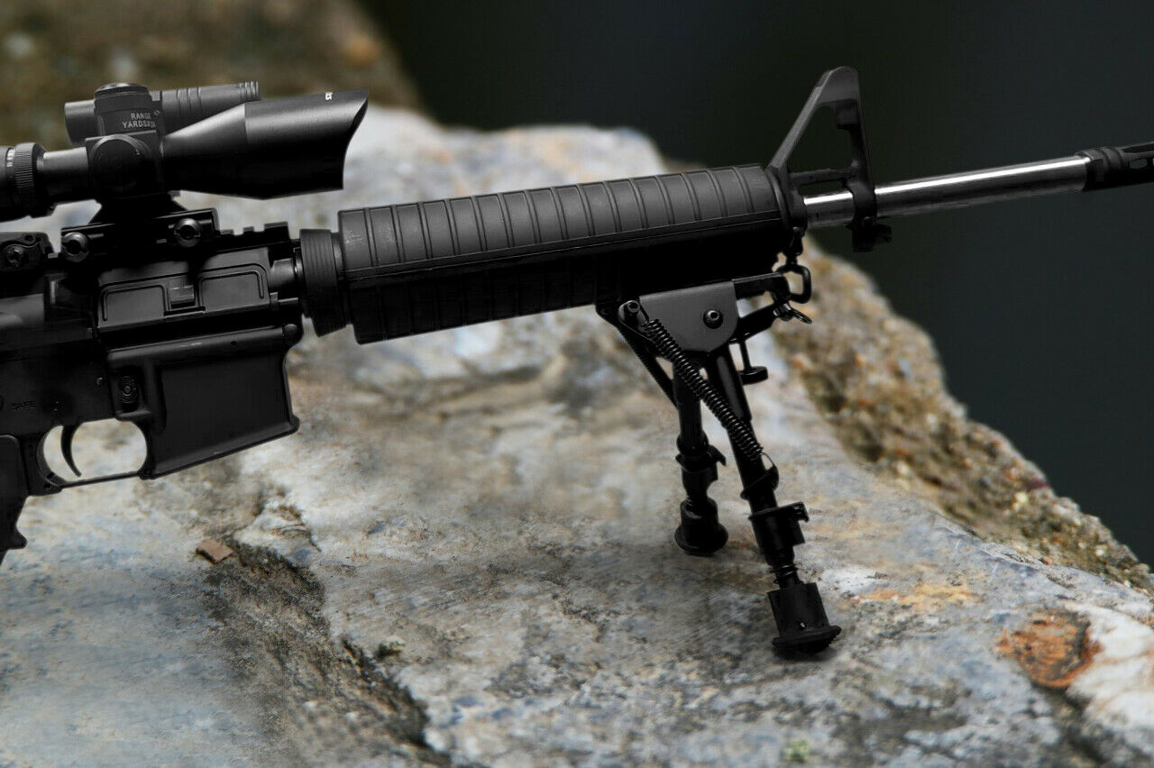 9-13" Adjustable Spring Return Hunting Rifle Bipod & 360° Picatinny ...