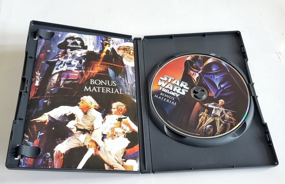 Star Wars trilogy: Bonus Material (DVD, 2004) - Complete Clean Disc | eBay