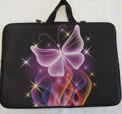 Neoprene Sleeve Laptop Computer Case Bag with Handle Fit 15-15.6 inch ...