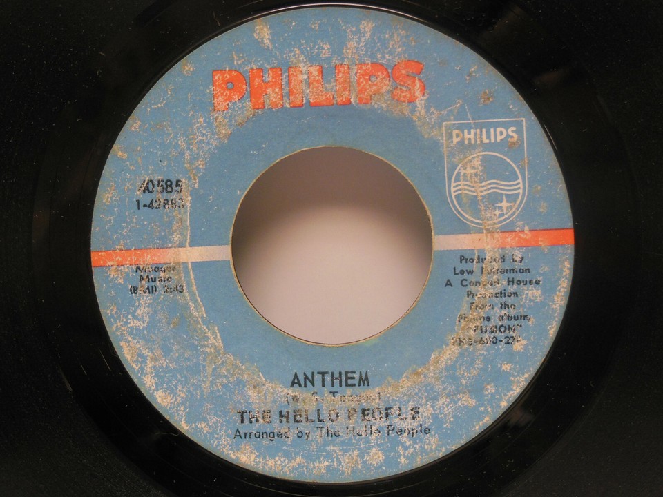 The Hello People: Jelly Jam / Anthem, 45 RPM VG | eBay