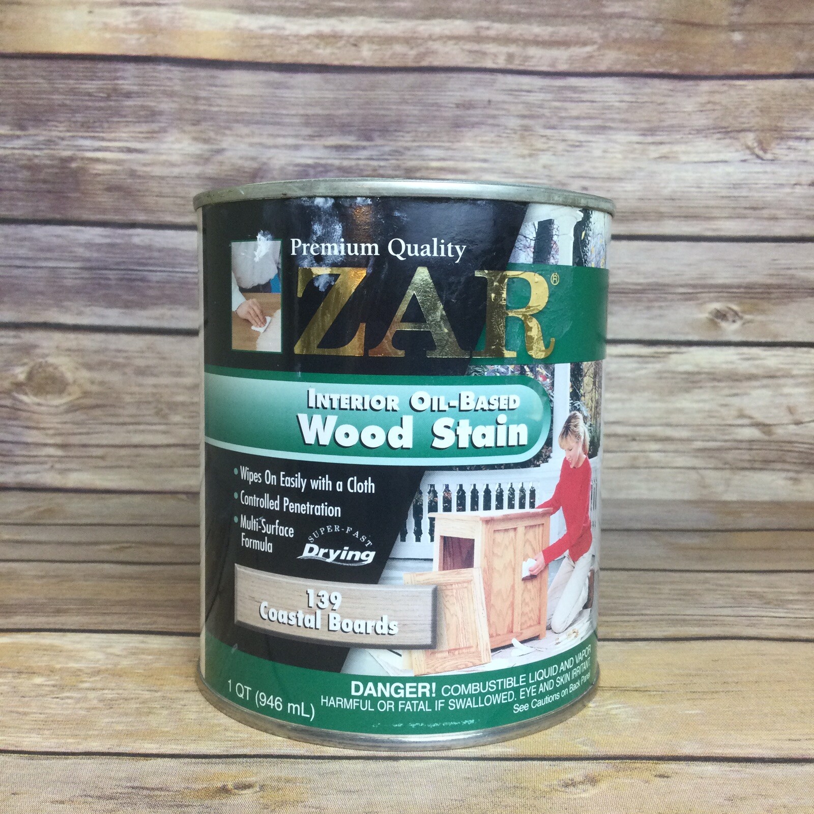 Quart Can ZAR 139 COASTAL BOARDS Oil Based Interior Wood Stain (1 Can ...