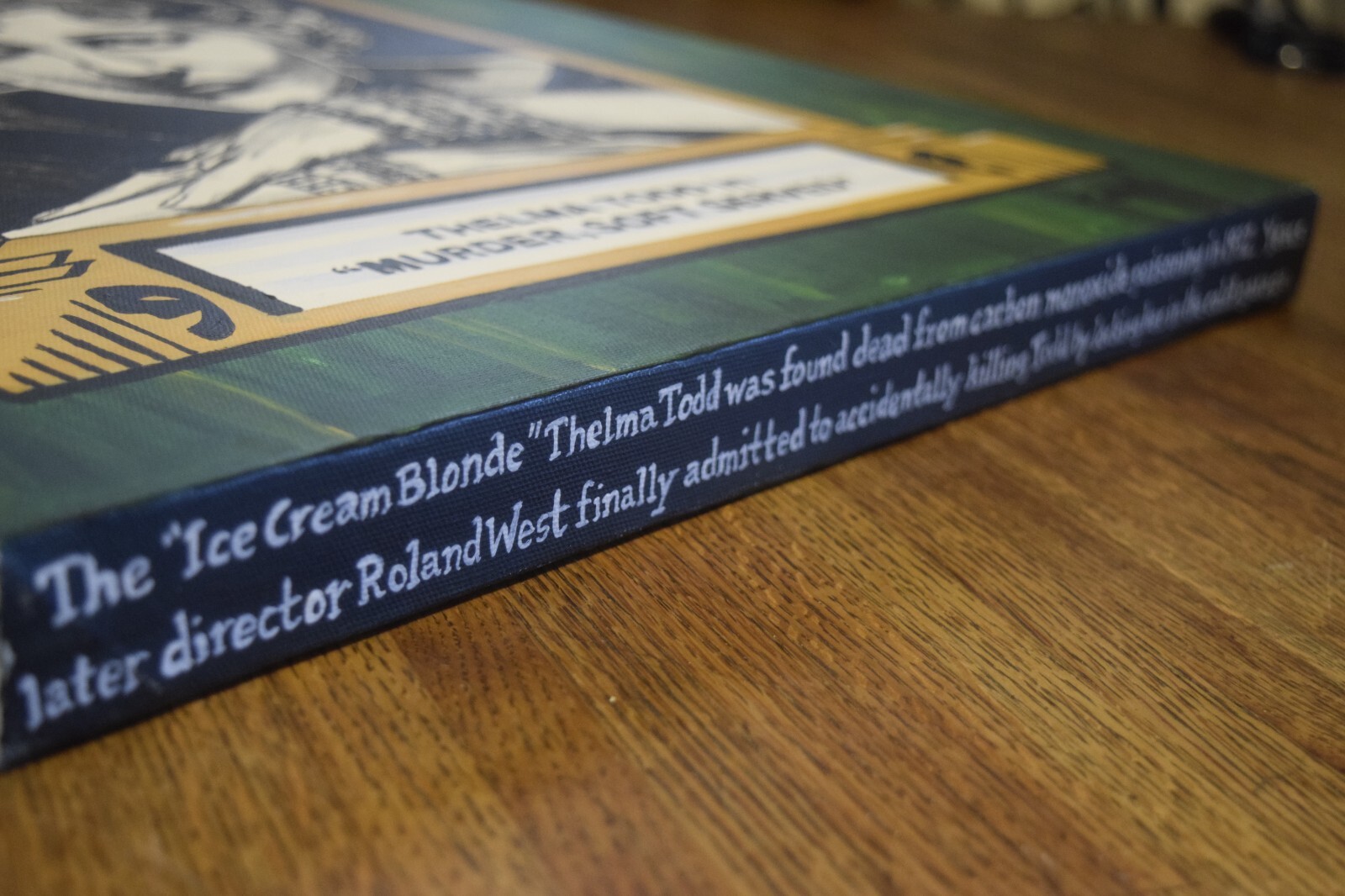 THELMA TODD Hollywood Scandal ORIGINAL PAINTING Pulp Surrealist David ...