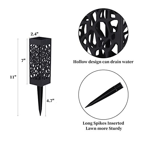 2 Pack Plastic Grave Vase Cemetery Vases Headstone Gravestone Flower ...