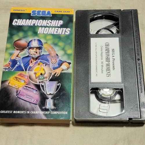 Sega Genesis Game Gear Championship Moments Promotional 1992 VHS | eBay