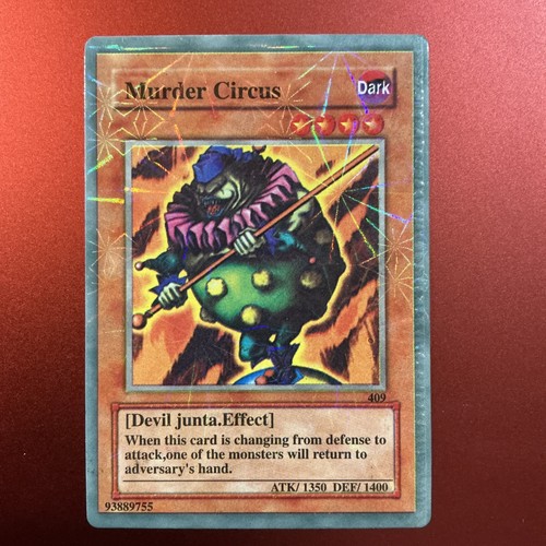 Yu-Gi-Oh! TCG Fake Card Poorly Translated Funny Holo- Murder Circus | eBay