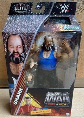 WWE Elite Monday Night War Series 8 SHARK Action Figure w/ BAF (CHASE ...