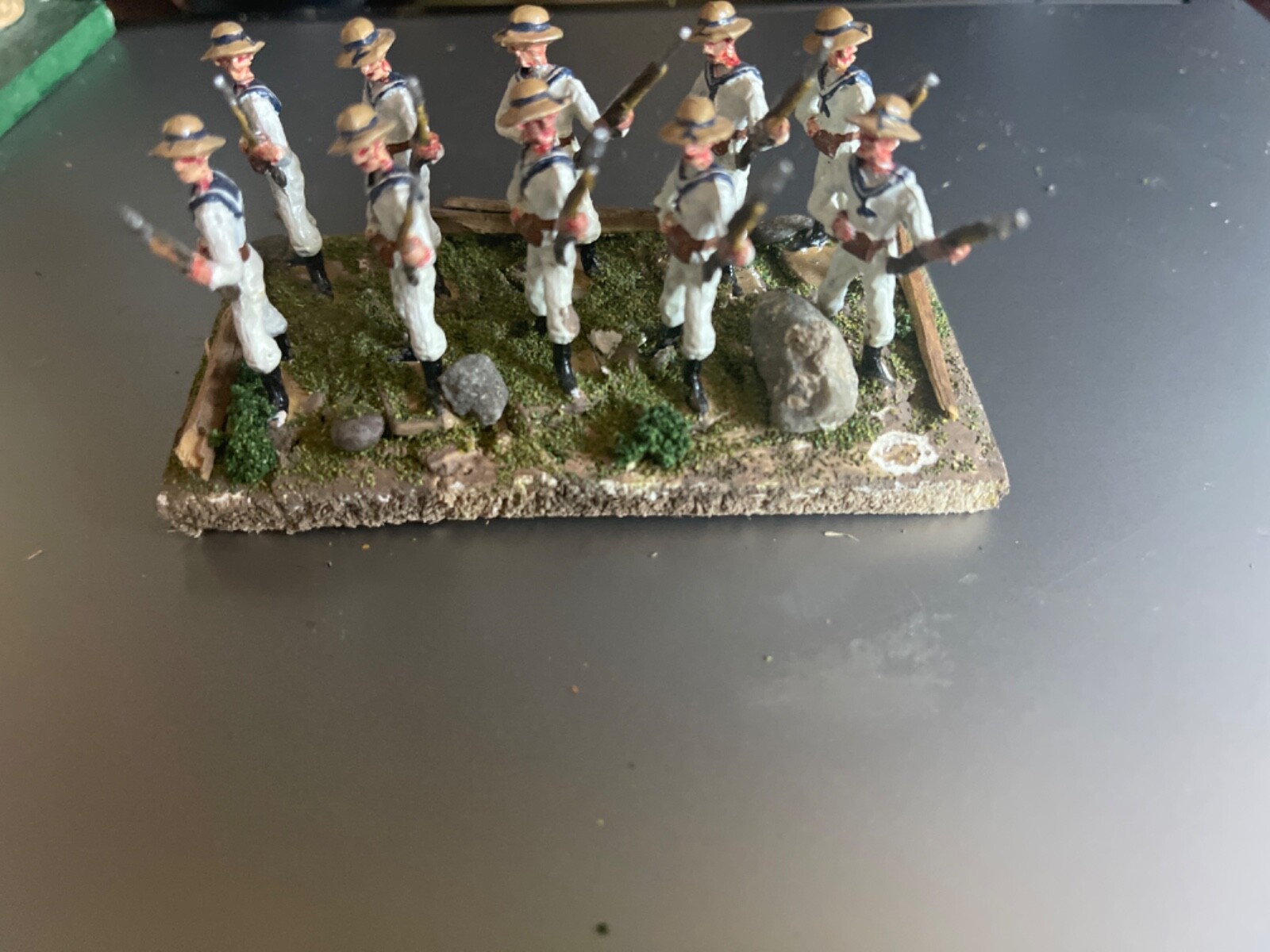 10 Well-painted metal 28mm Jack Scruby Naval Landing Party. | eBay