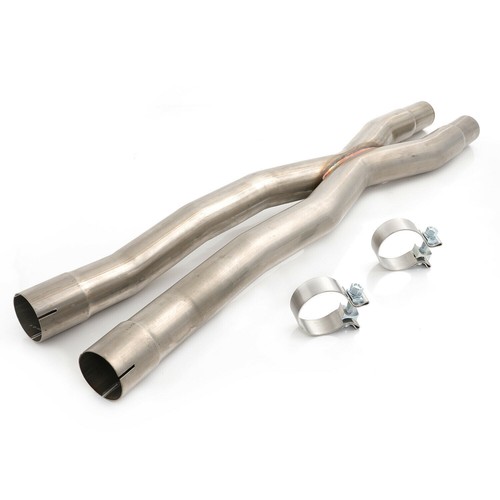 2.5" X-Pipe Mid-Pipe for Ford Mustang GT 15-21 S550 5.0L 302 cut Coyote ...