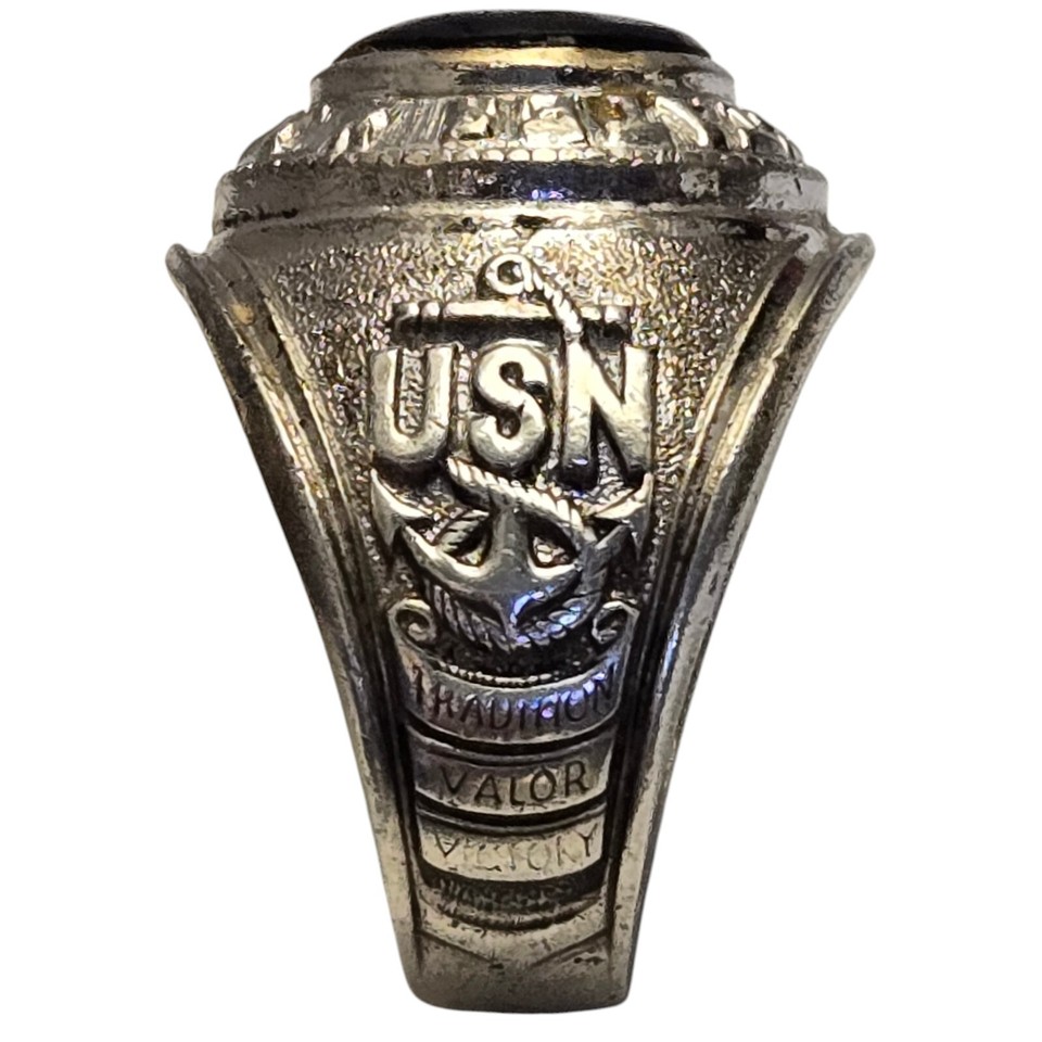 Rare Vintage Sterling Silver USN Navy Pride Ring 1950’s Korean Warsz10 ...