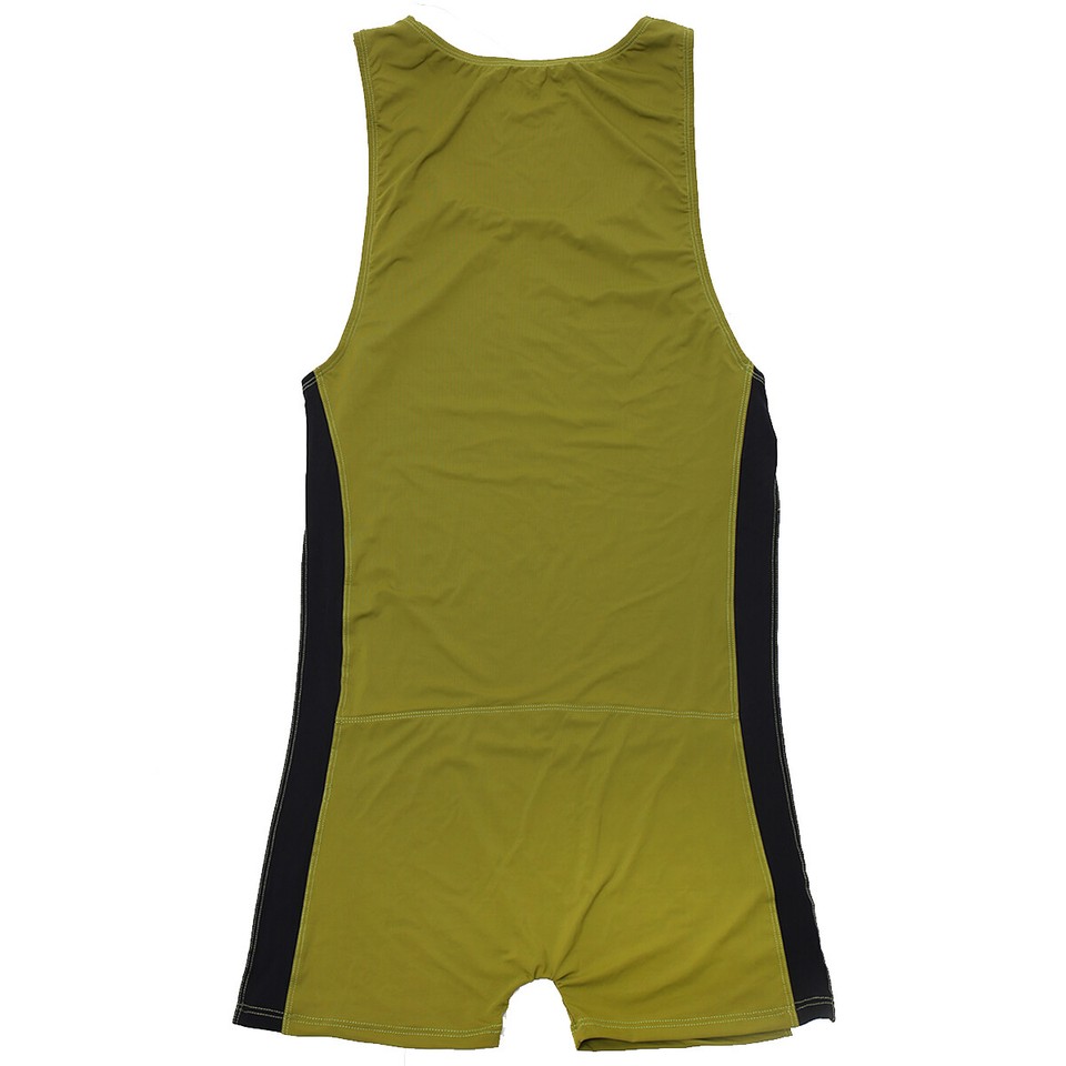 Men Wrestling Singlet Sport Bodysuit Trunk Leotard Jumpsuit Underwear ...