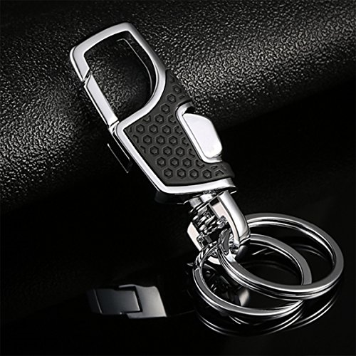 Fencher Key chain with ( 2 Extra Key Rings and Gift Box ) Heavy duty ...