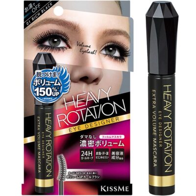 ISEHAN Heavy Rotation Eye Designer Extra Volume Mascara 01 Rich Black ...