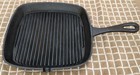 Philippe Richards Square Cast Iron Grill Fry Skillet Fry Pan ...