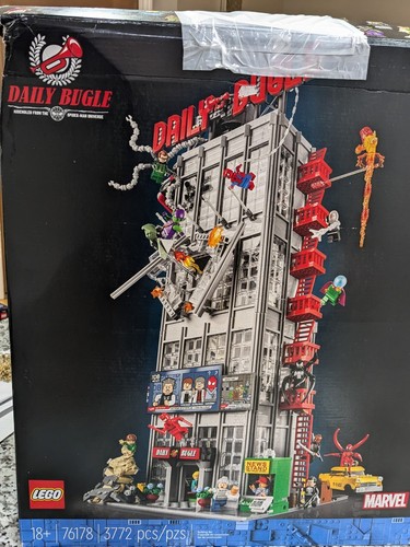 LEGO Marvel Spider-Man Daily Bugle Building-Set 76178 New Sealed Bags ...