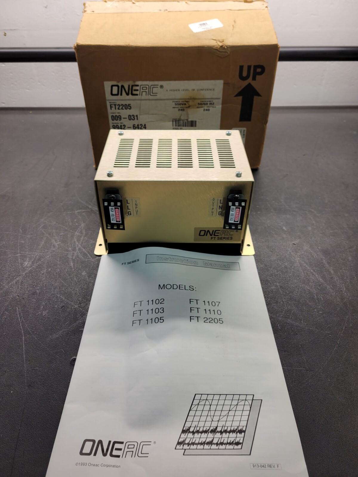 ONEAC Model FT2205 Power Supply. | eBay