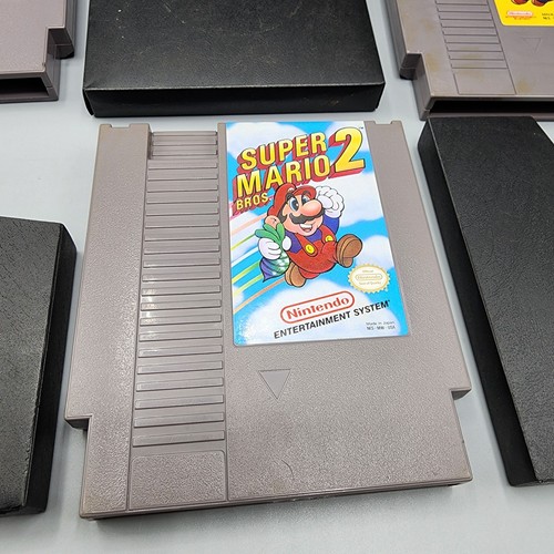 NES Game Lot Super Mario Bros Trilogy 5 Screw SMB, SMB 2 + SMB 3 ...