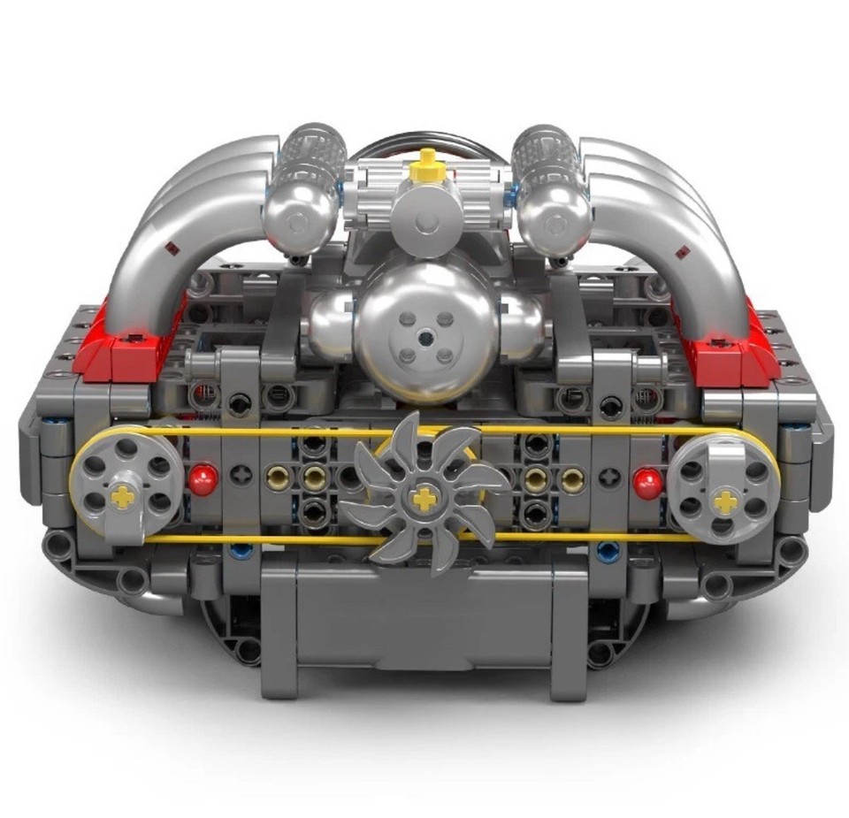 Mould King 10193 Boxer Engine Motor Drive Cylinder Building Block Toy ...