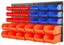 Wall Mounted Storage Bins Parts Rack 30 Bin Organizer Garage Plastic ...