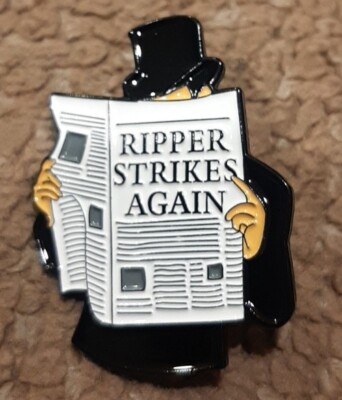 Ripper Strikes Again Brooch D59 | eBay Australia