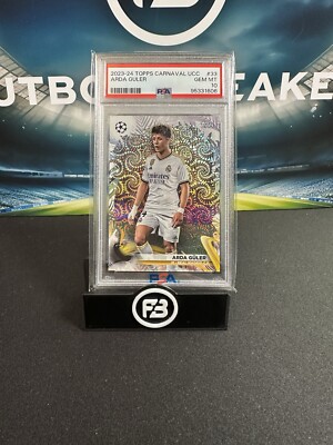 2023-24 Topps Carnival Arda Guler #87 Real Madrid PSA 10 RC rookie | eBay
