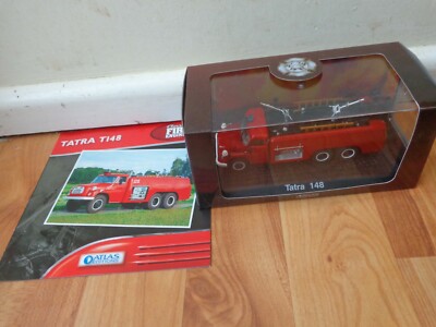 ATLAS EDITIONS 1/76 - CLASSIC FIRE ENGINES - TATRA 148 CZECH MODEL RARE ...