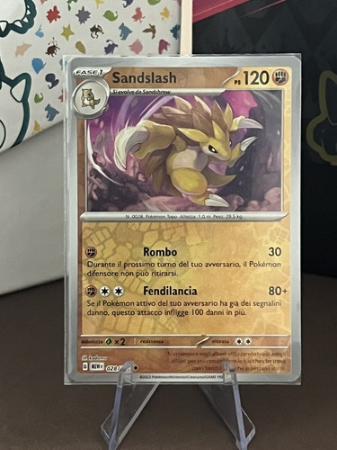Sandslash ® Pokemon 151 MEW 028/165 ® Reverse Holo Foil ® Italiano | eBay