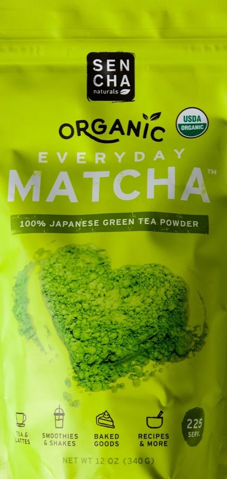 Sencha Naturals Organic Everyday Matcha 100% Japanese Green Tea Powder ...