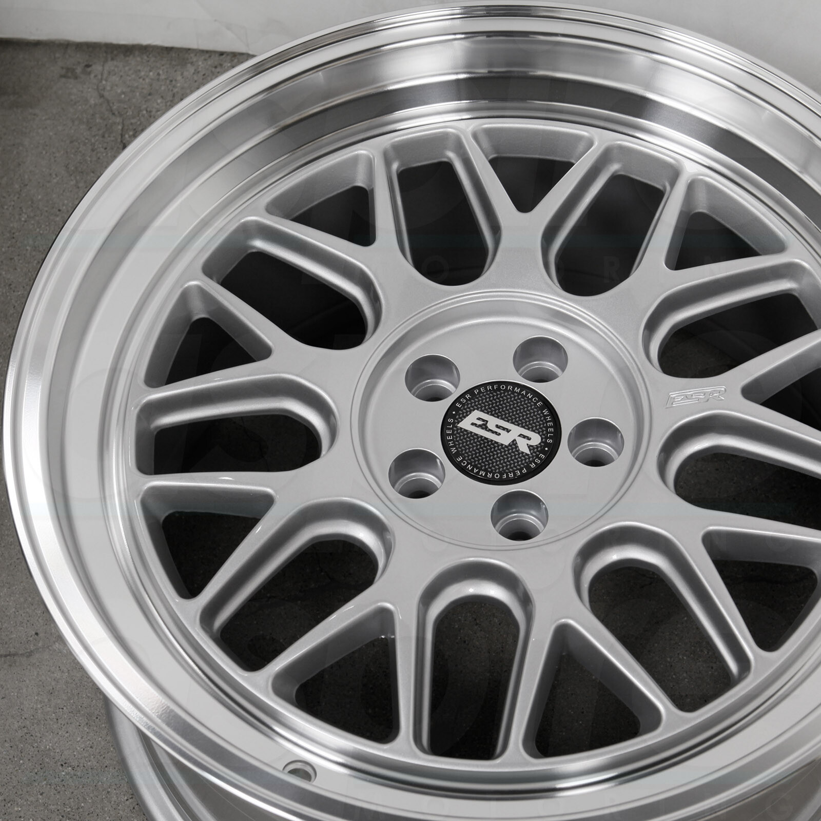 One 19x10 ESR Cr1 5x114.3 35 HYPER Silver Wheel Rim 72.56 for sale ...