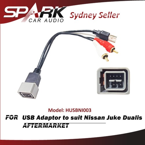 USB Adapter Adaptor Retain OEM Factory Port For Nissan Juke Dualis 2007 ...
