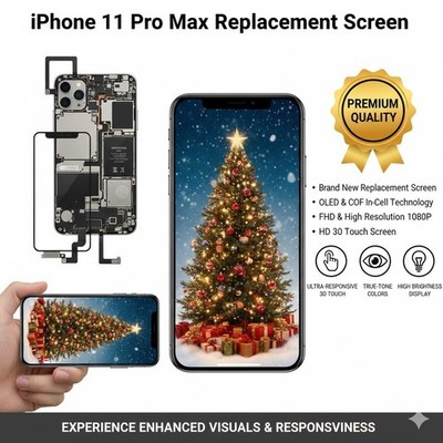 For iPhone 11 Pro Max In-Cell COF LCD Display Touch Screen Digitiser ...