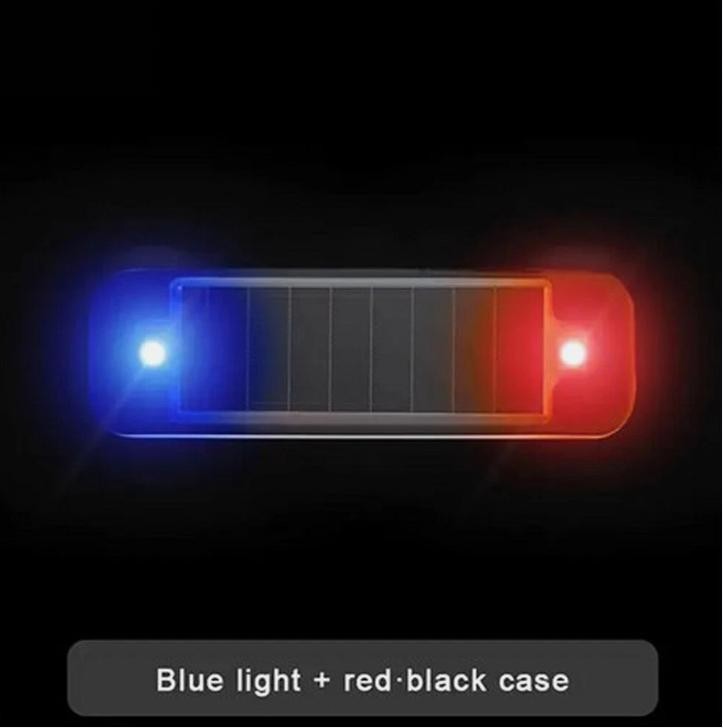 2 LED Solar Car Dummy Alarm Stimulated Anti-Theft Flashing Light ...