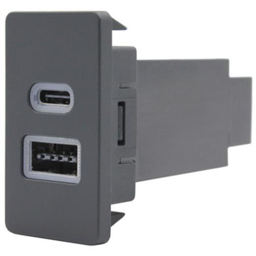 USB C + QC 3.0 USB suit Toyota Old Landcruiser 75 78 79 80 90 Series ...