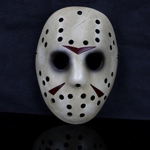 Resin Hockey Deluxe Halloween Mask Fancy Dress Jason Slasher Serial ...
