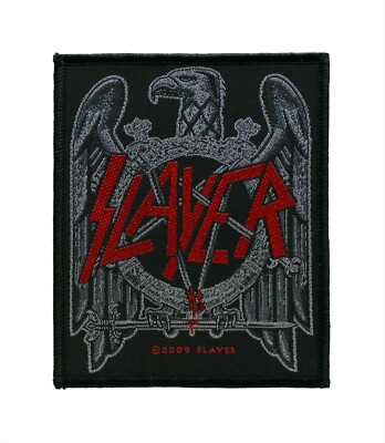 Slayer Black Eagle Woven Sew On Battle Jacket Patch - Licensed 102-8 | eBay