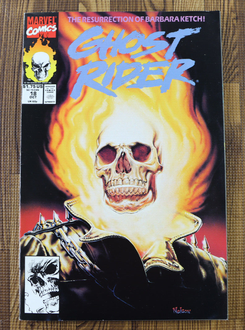 1991 Marvel Comic Ghost Rider #18 FN/FN+ | eBay