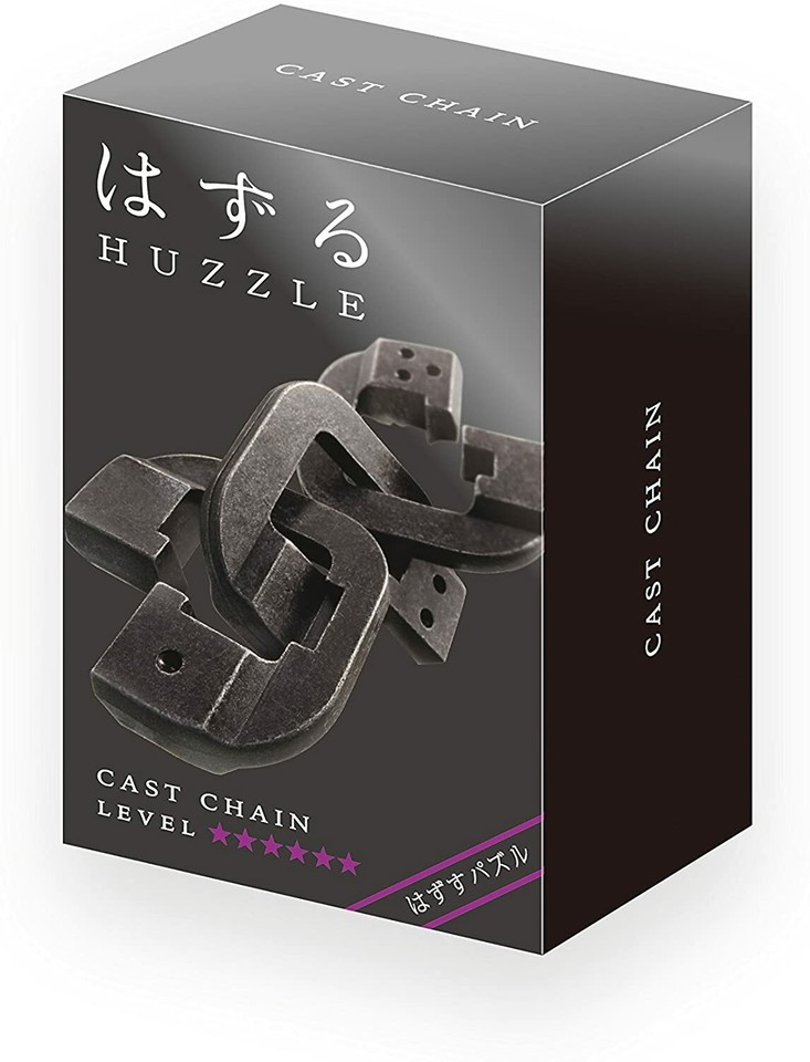Hanayama HUZZLE Puzzle "Cast Chain" Difficulty level 6 (out of 6 levels ...